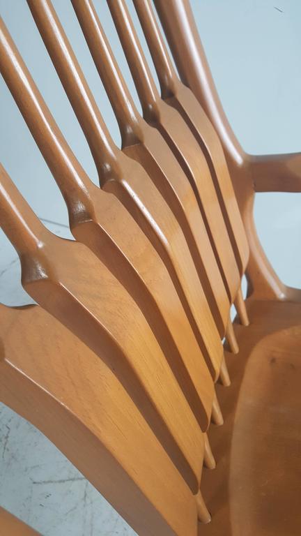 Exceptional Studio Craft Oversized Rocker Manner of Sam Maloof at 1stDibs