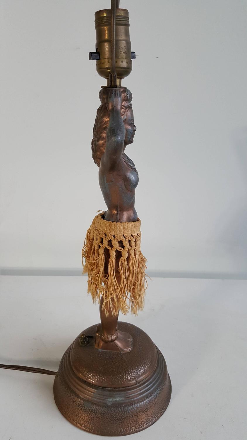 Original Hula Girl Animated Table Lamp Motion at 1stdibs