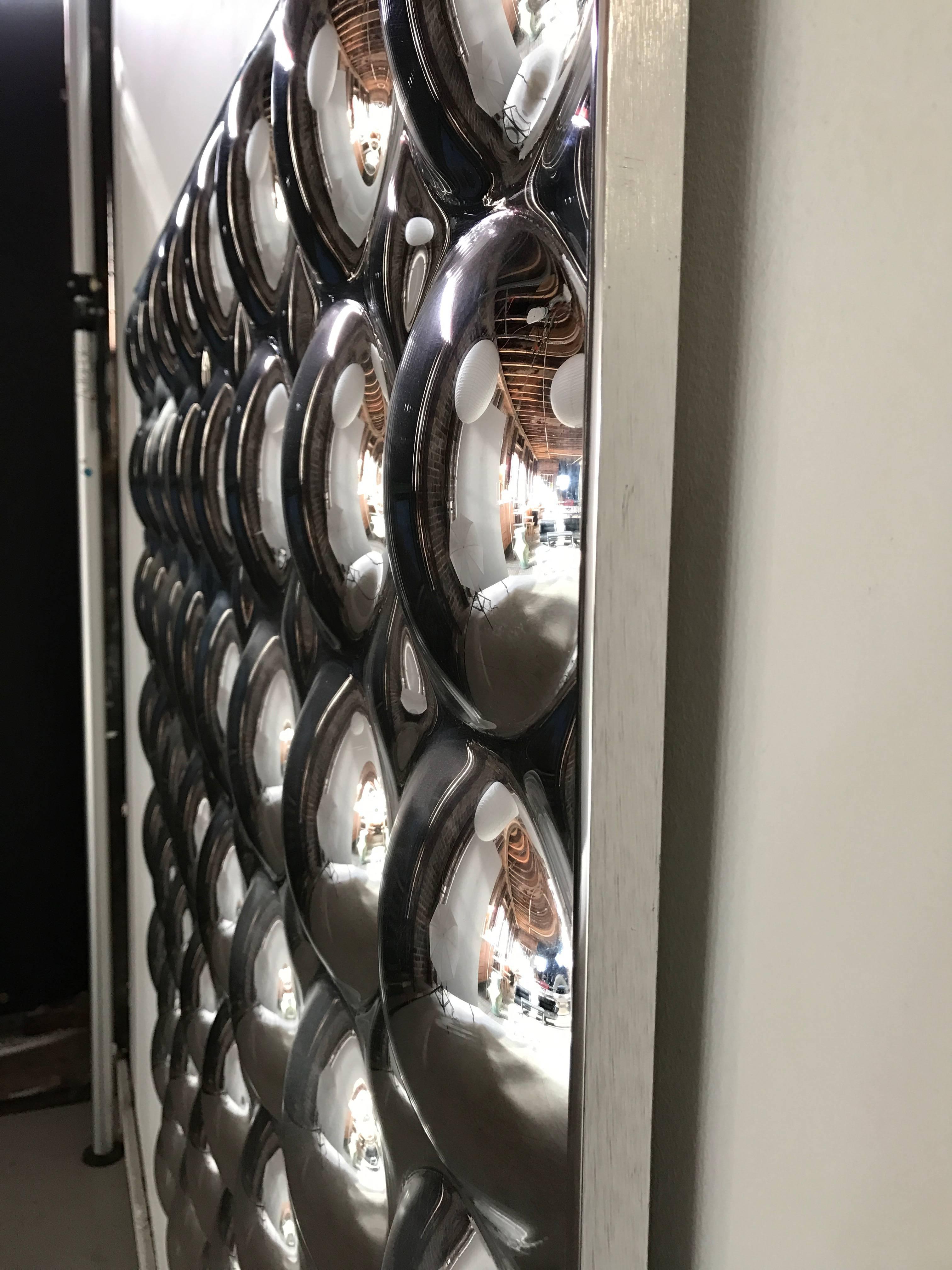 Silvered Acrylic Bubble Mirror "64" Bubbles by Turner Style of Verner ...