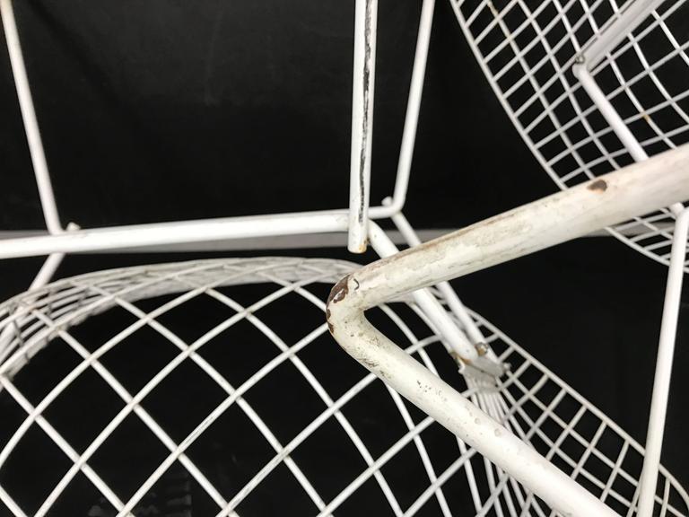 Matched pair of "Bertoia" Diamond Chairs, Classic Modern, Harry Bertoia ...