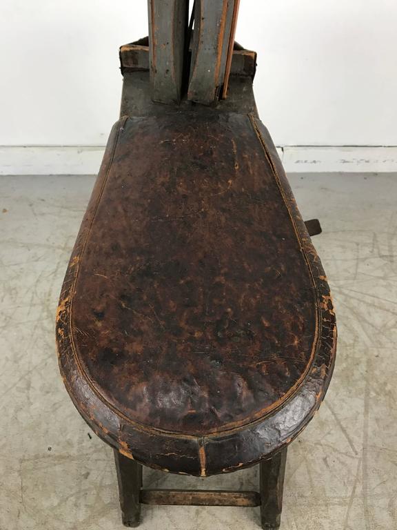 Antique Sculptural Harness Saddle Repair Bench, circa 1840s For Sale at ...