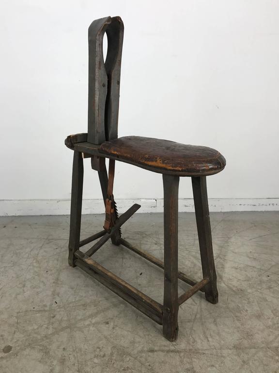 Antique Sculptural Harness Saddle Repair Bench, circa 1840s For Sale at ...