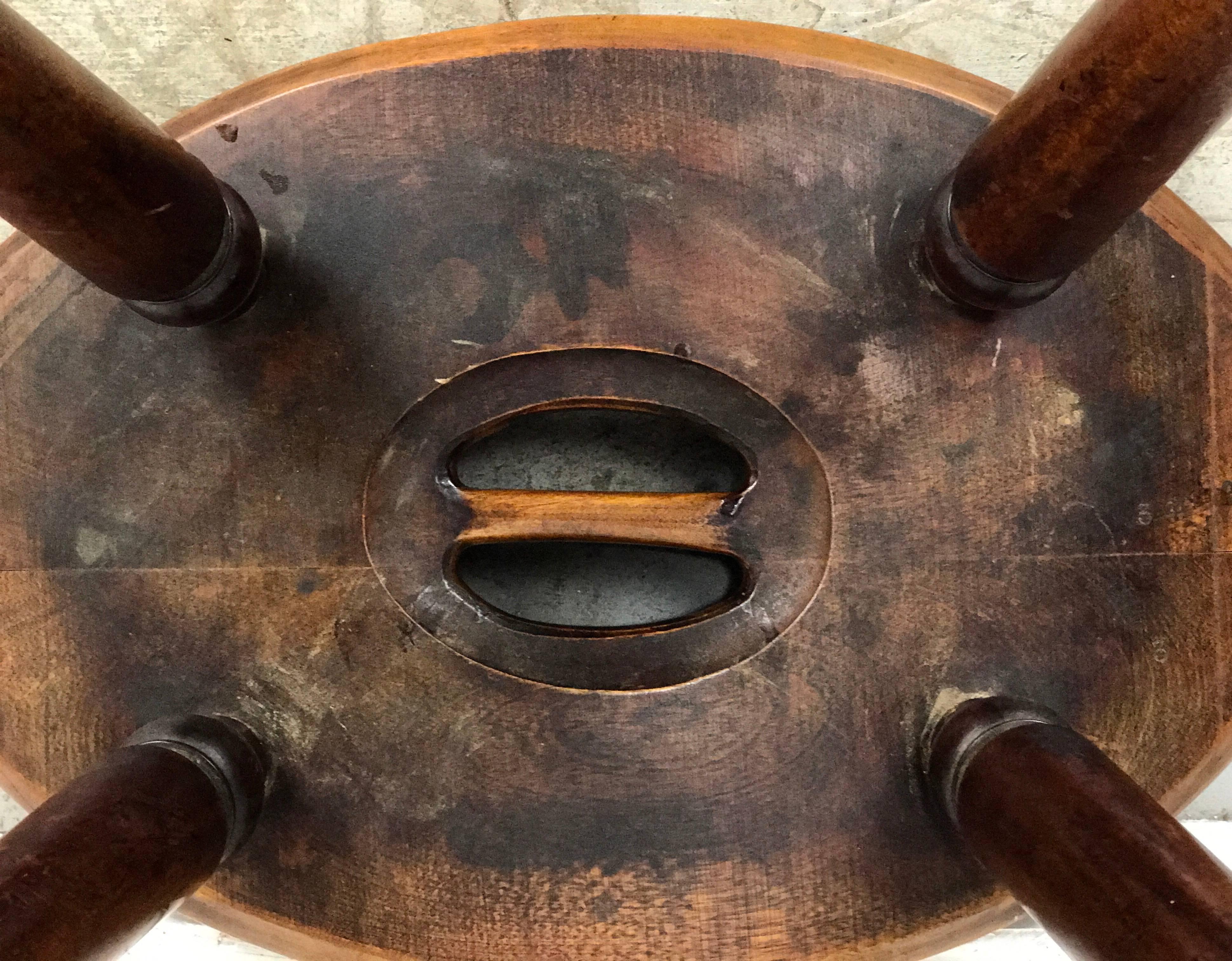 Unusual Set of Three Antique Hooved Saloon Stools Bar or Counter Cowboy ...