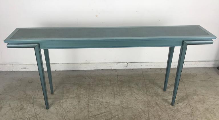 Asian Modern Blue Lacquer Console Table by Fine Arts Furniture, James ...