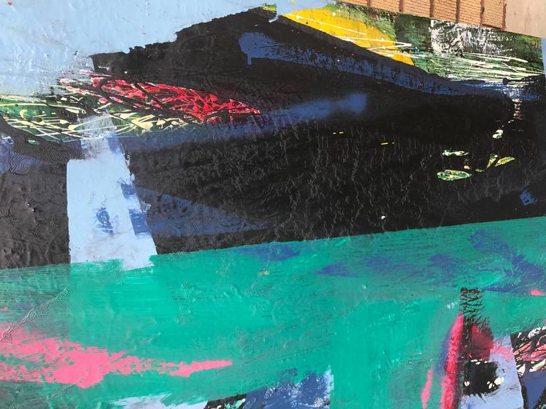 Large Modernist Abstract Oil Painting by W N Y Artist Paul Findlay at ...