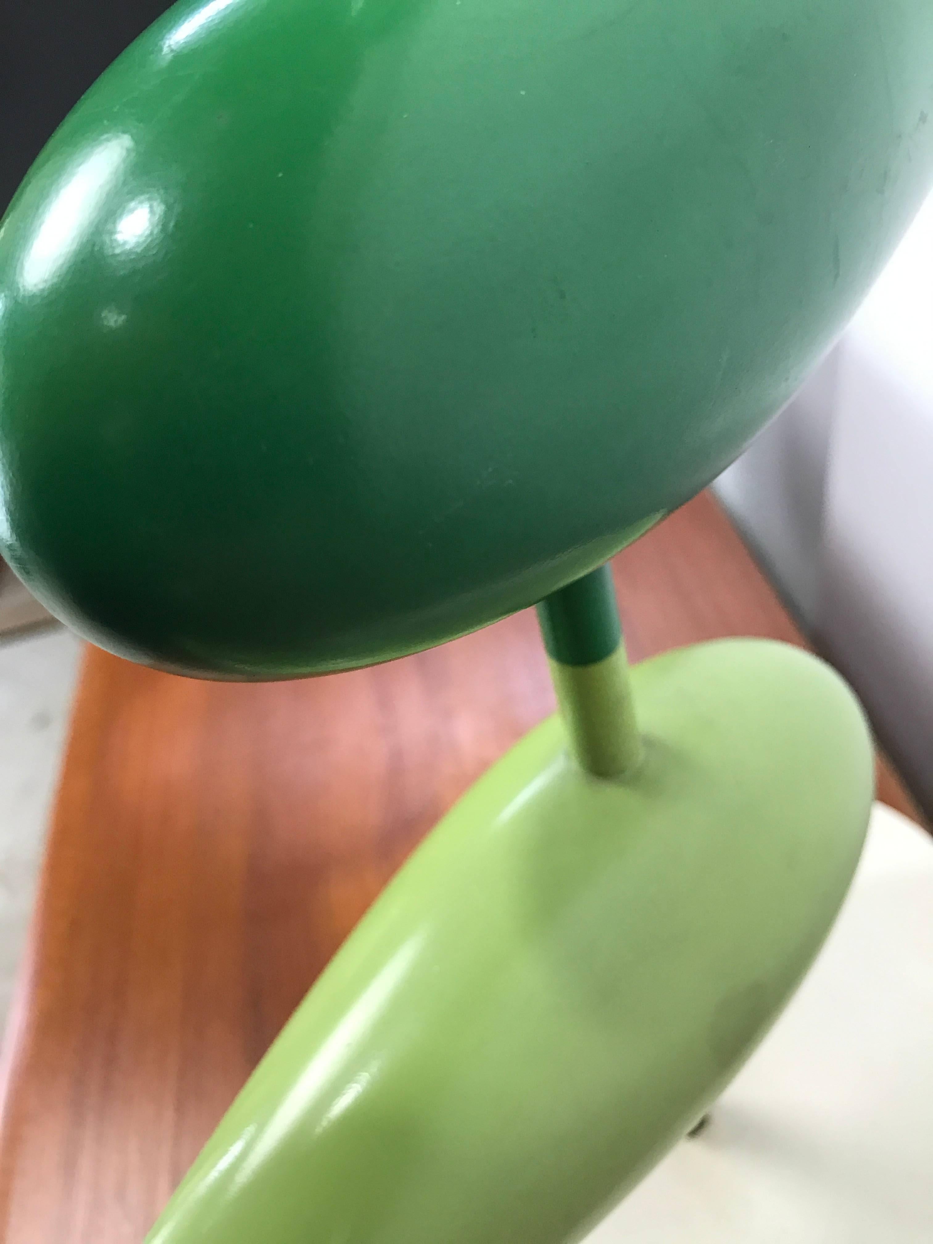 Unusual Modernist Painted Metal "ZEPPELIN" Table Lamp by Heifetz at ...