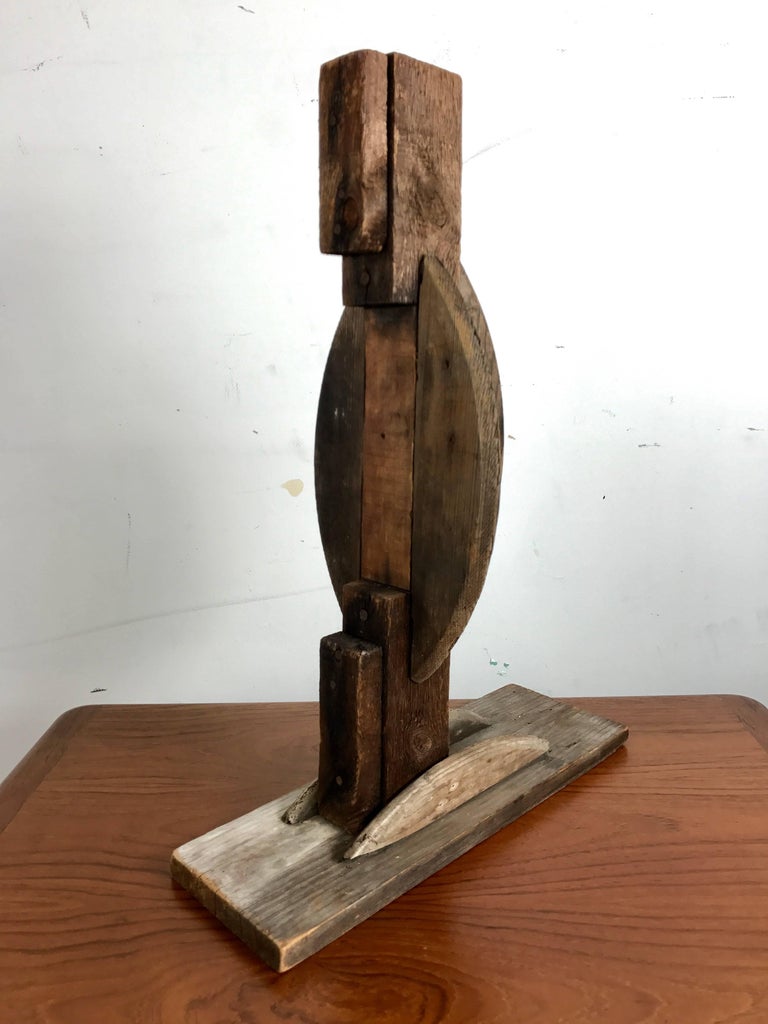 Constructivist Bauhaus Wood Sculpture by Yuri Suhl at 1stDibs | bauhaus ...