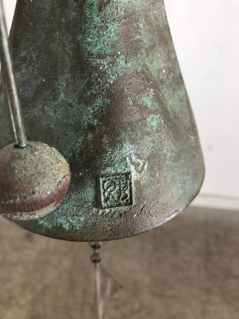 Large Paolo Soleri Bronze Wind Bell Arcosanti at 1stDibs