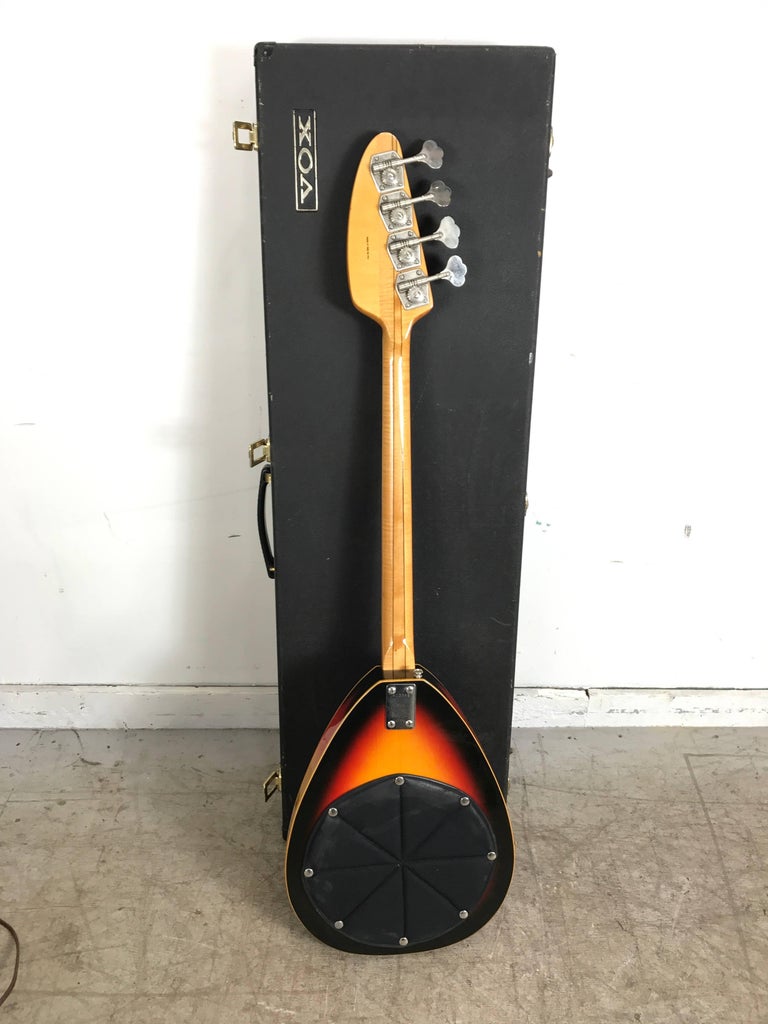 Rare 1968 Vox Teardrop Bass Guitar V284 Stinger IV, Made in Italy at ...