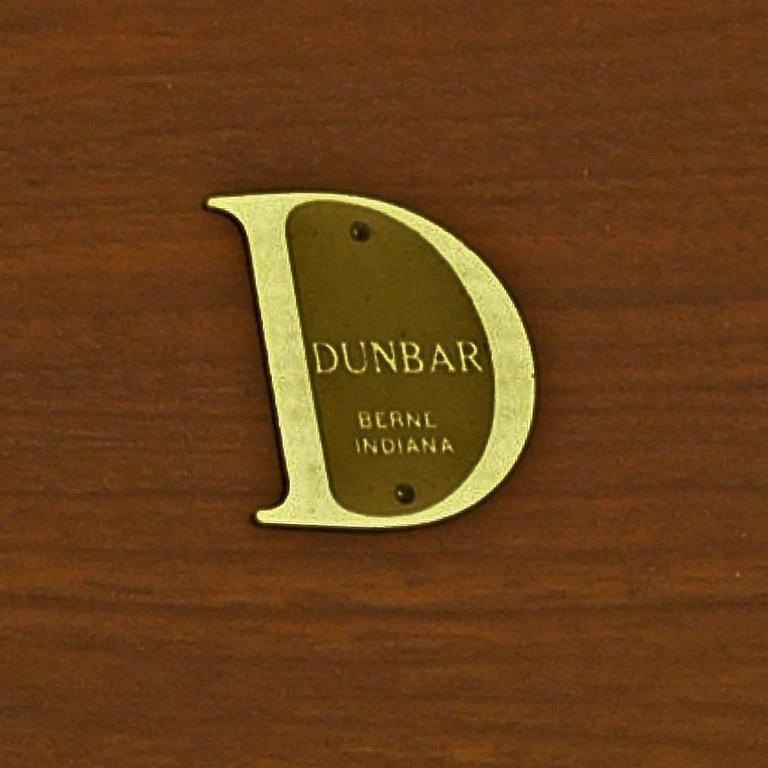 Pair of Grand Scale Edward Wormley for Dunbar Parsons Tables in Dark ...