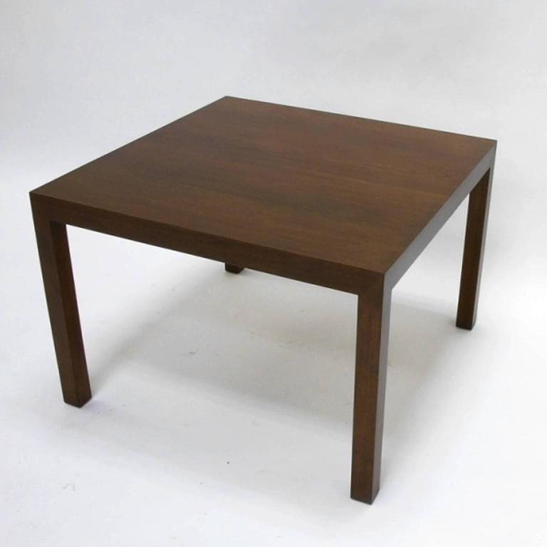 Pair of Grand Scale Edward Wormley for Dunbar Parsons Tables in Dark ...