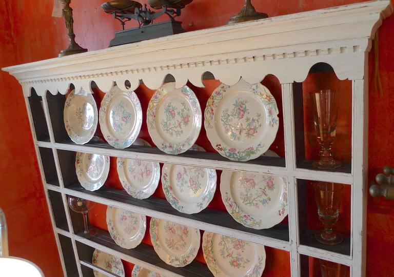 French 19th Century Provençal Four Shelf Plate Rack at 1stDibs