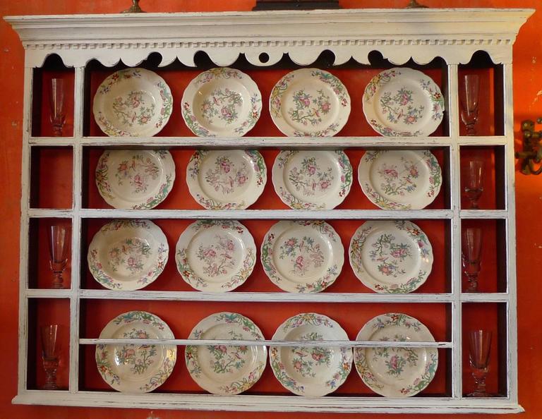 French 19th Century Provençal Four Shelf Plate Rack at 1stDibs
