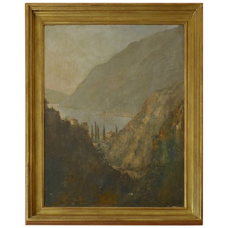 Italian 19th Century Oil on Canvas at 1stdibs