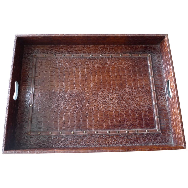 American Contemporary Alligator Butlers Tray at 1stDibs | alligator ...