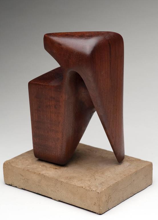Modern Abstract Wood Sculpture, Signed at 1stDibs | modern wood ...