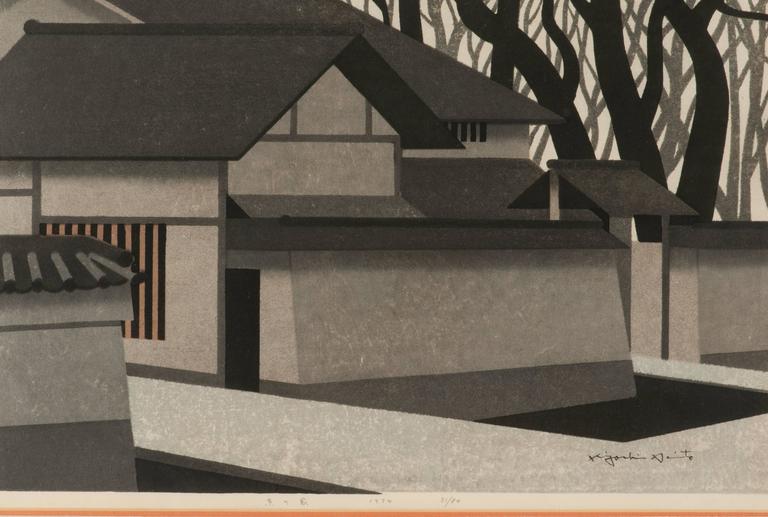 Large Japanese Woodblock Print by Kiyoshi Saito, 1974 at 1stDibs ...