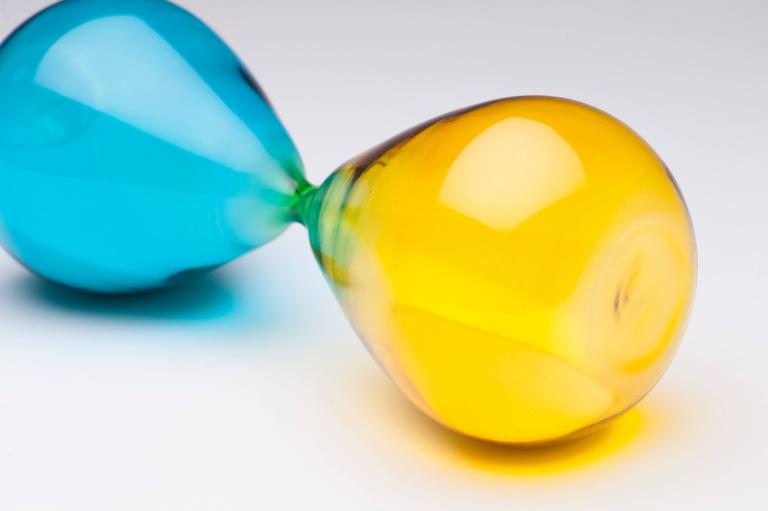 Vintage Modern Italian Murano Hourglass at 1stDibs