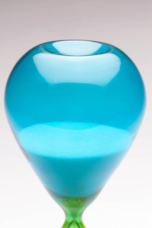 Vintage Modern Italian Murano Hourglass at 1stDibs