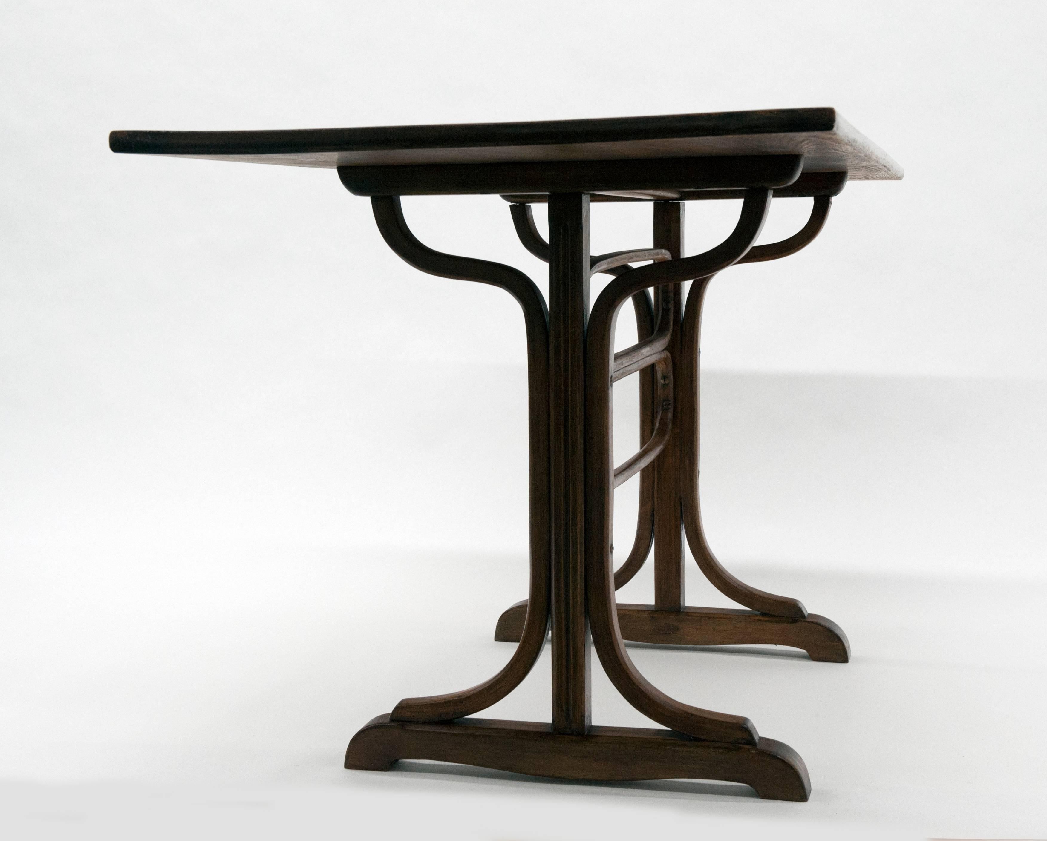 Antique Bentwood Thonet Table For Sale at 1stDibs | antique bentwood ...