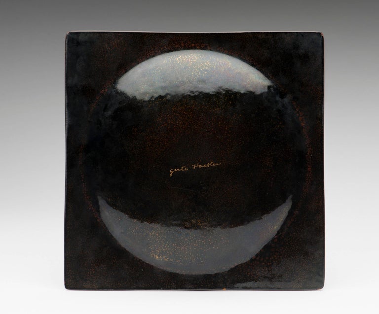 Gerte Hacker Enamel on Copper Decorative Art Plate Dish at 1stDibs ...