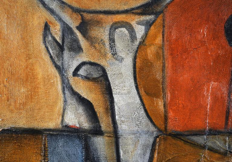 Latin American Cubist Modern Painting by Luis H. Padilla of Honduras ...