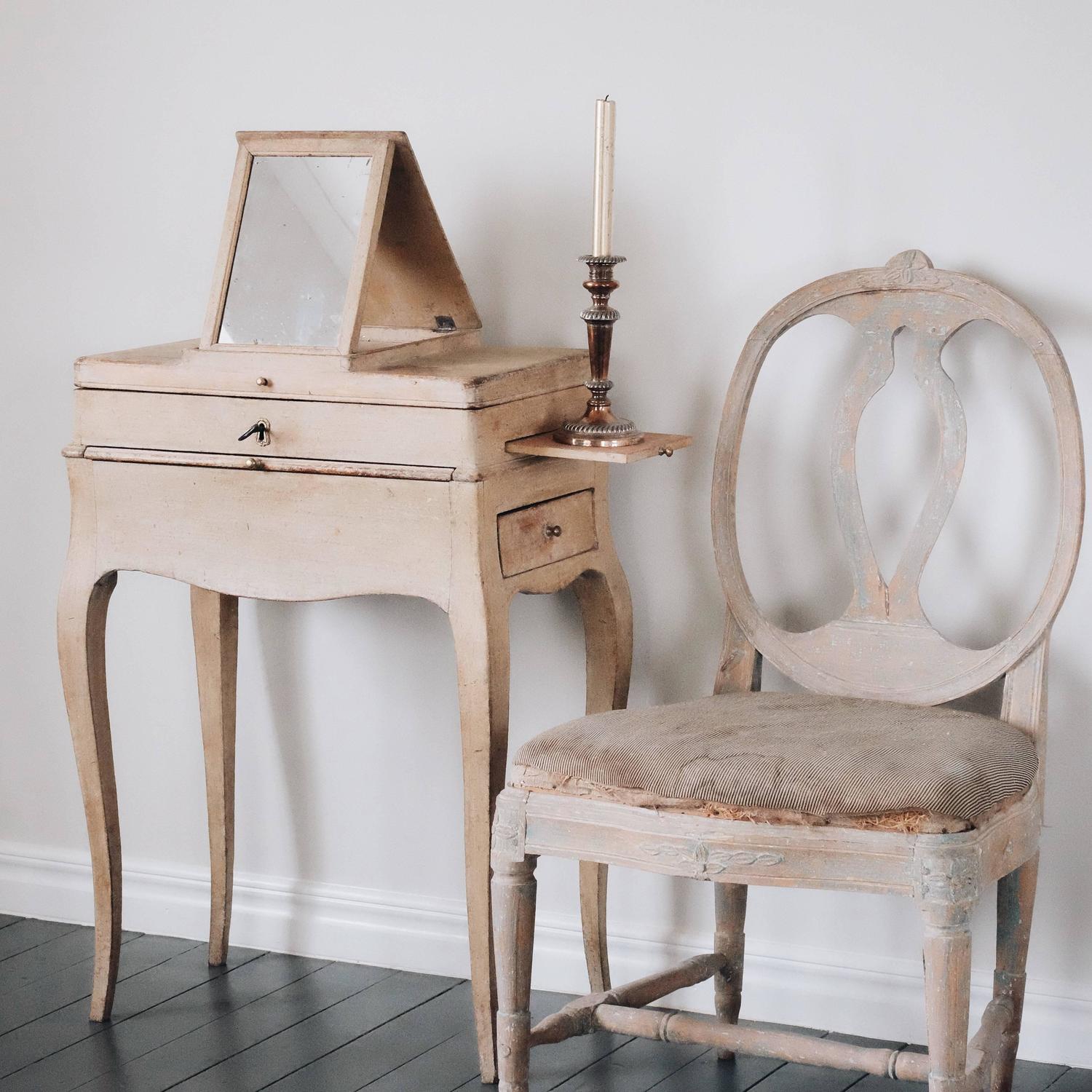 18th Century Swedish Rococo Vanity Table at 1stdibs