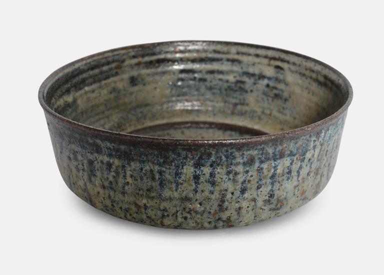 Earthenware Bowl Decorated with Polychrome Glaze For Sale at 1stDibs