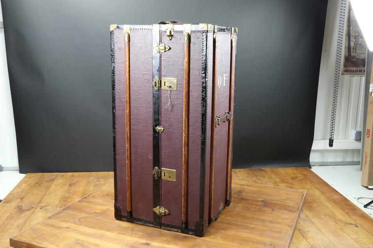 1930s Moritz Maedler Secretary Wardrobe Trunk at 1stDibs
