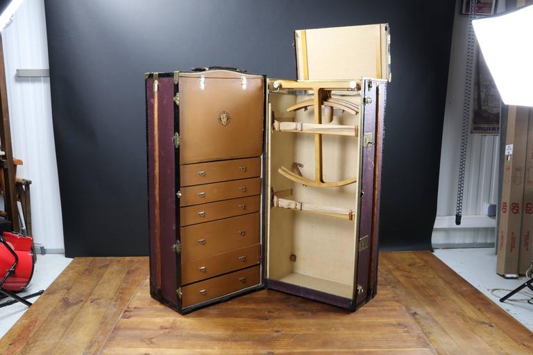 1930s Moritz Maedler Secretary Wardrobe Trunk at 1stDibs | modern ...