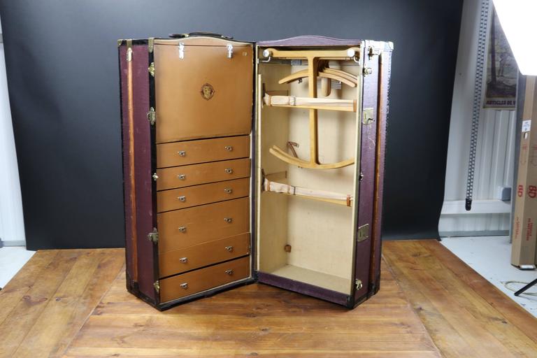 1930s Moritz Maedler Secretary Wardrobe Trunk at 1stDibs | modern ...