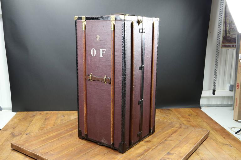 1930s Moritz Maedler Secretary Wardrobe Trunk at 1stDibs | modern ...