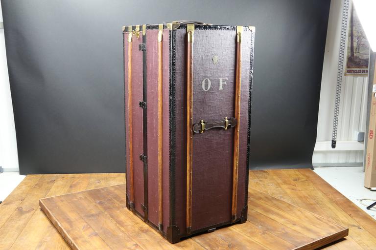 1930s Moritz Maedler Secretary Wardrobe Trunk at 1stDibs | modern ...