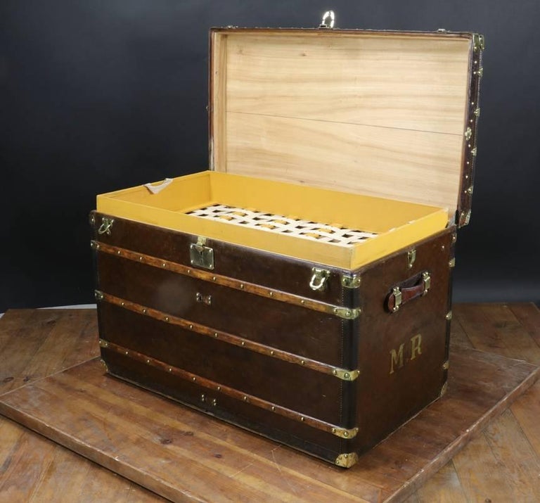 1910s Louis Vuitton Monogram High Mail Trunk at 1stDibs