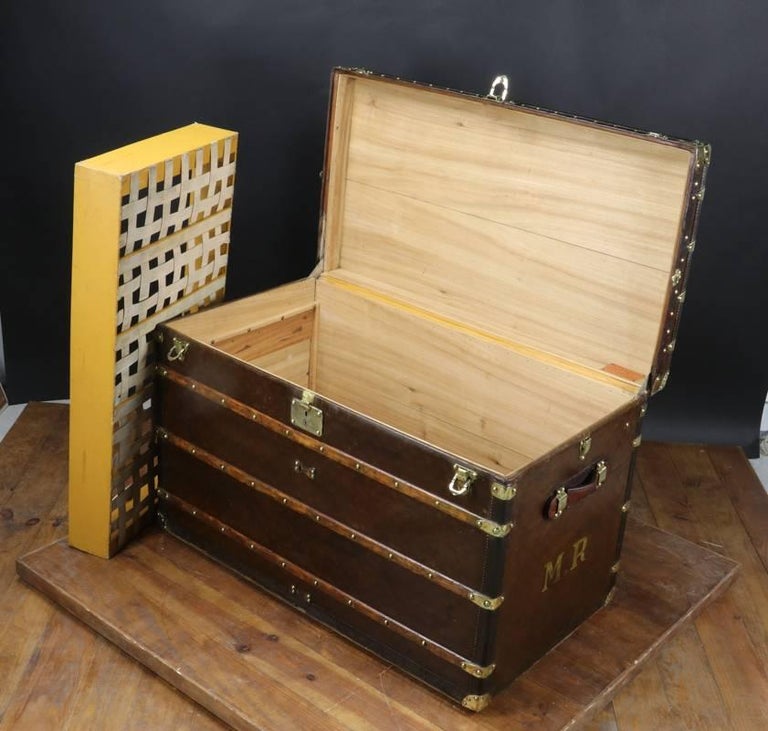 1910s Louis Vuitton Monogram High Mail Trunk at 1stDibs