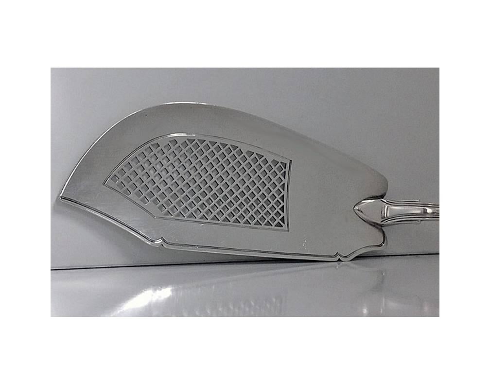 Georgian Silver Fiddle Thread Fish Slice London 1808 Eley, Fearn and ...