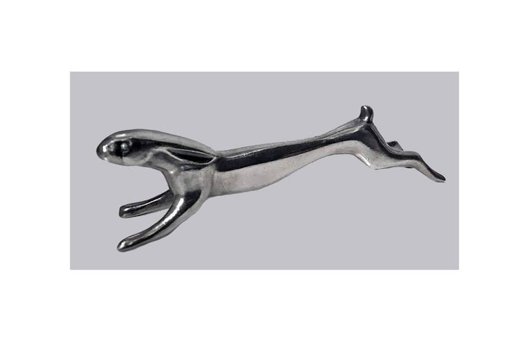 Set of six WMF Knife Rests, Germany, circa 1906, Hunting Theme at 1stDibs