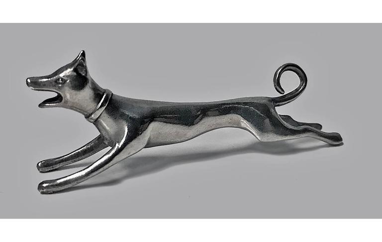 Set of six WMF Knife Rests, Germany, circa 1906, Hunting Theme at 1stDibs