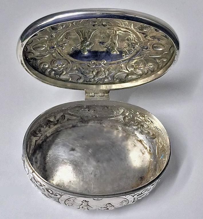 Large Hanau Silver box, circa 1900 at 1stDibs