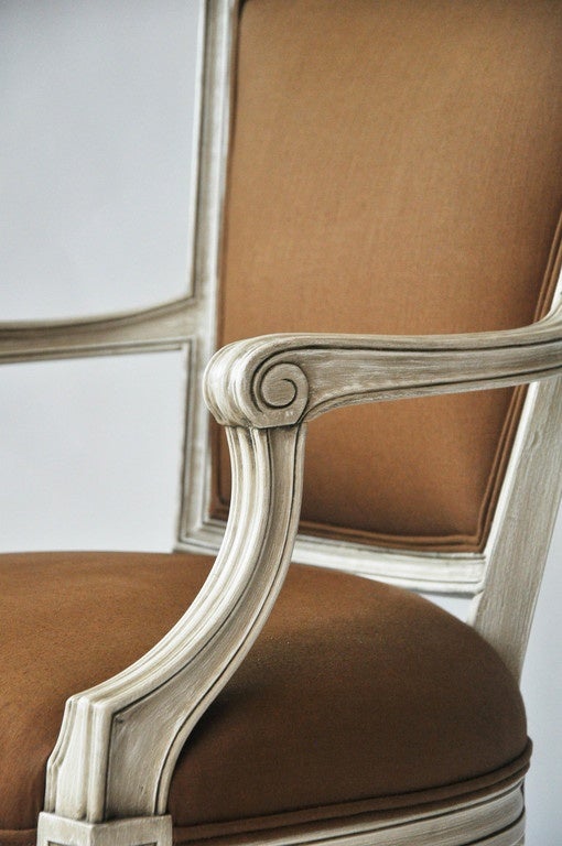 Set of Eight William Switzer Louis XVI Style Dining Chairs at 1stDibs