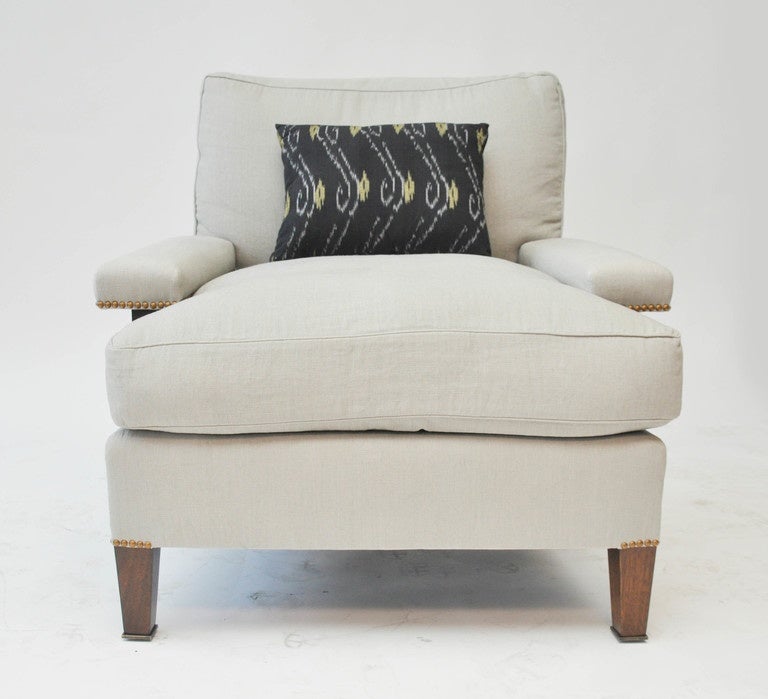 Pair of Preston Club Chairs by Roman Thomas at 1stDibs | roman thomas ...