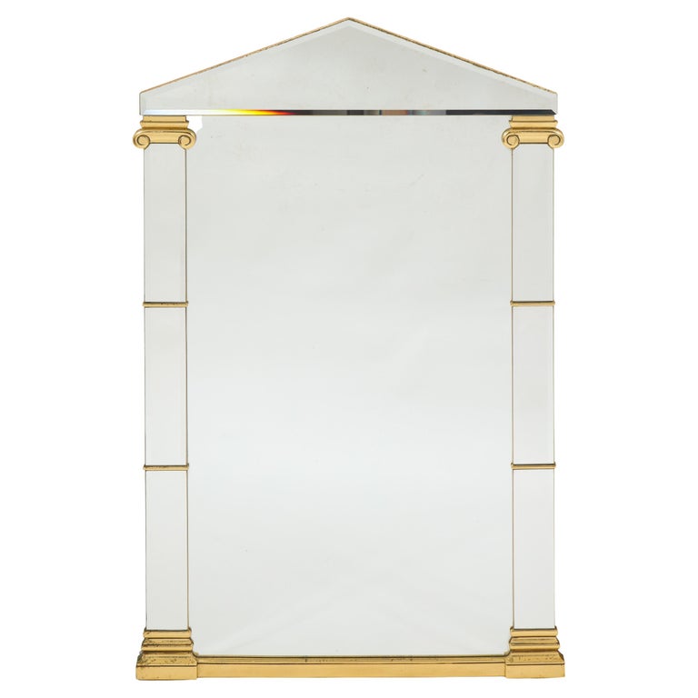 Pair of 20th Century French Neoclassical Mirrors with Gilt Accents For ...