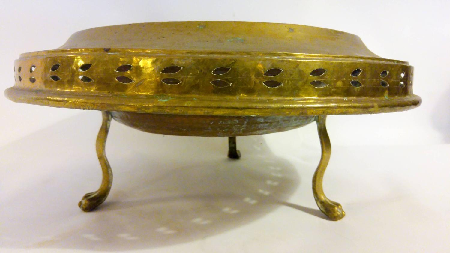 19th Century Turkish Brass Brazier For Sale at 1stdibs