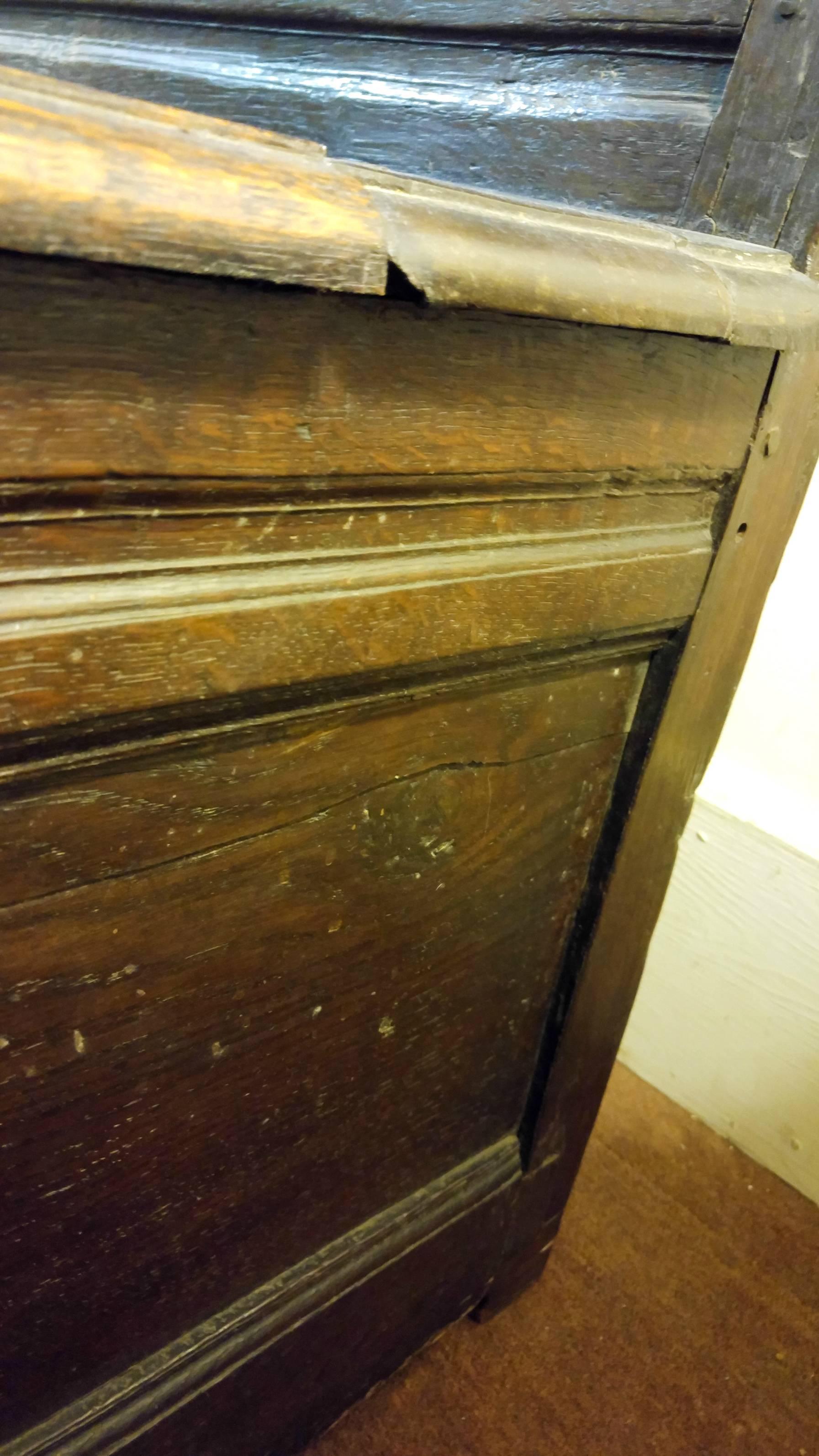18th Century Jacobean English Oak Box Settle at 1stDibs | jacobean settle