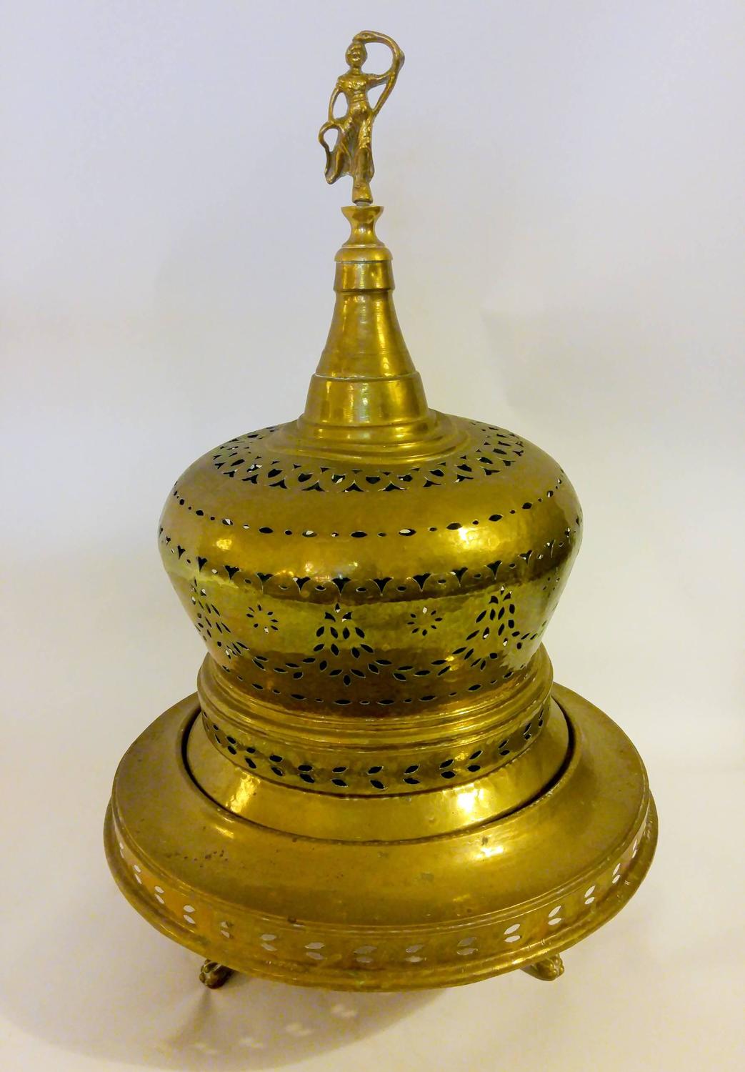 19th Century Turkish Brass Brazier For Sale at 1stdibs