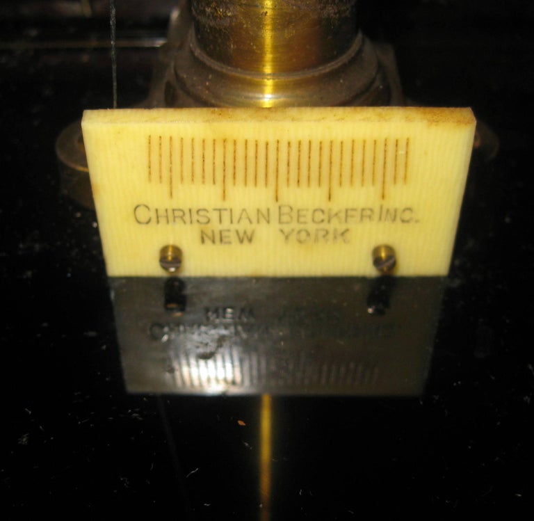 Vintage Mahogany Apothecary Balance Scale by Christian Becker, New York ...