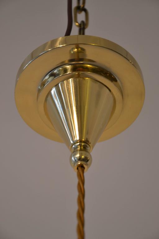 Two Pendants with Glass Balls and Cut Glass For Sale at 1stDibs