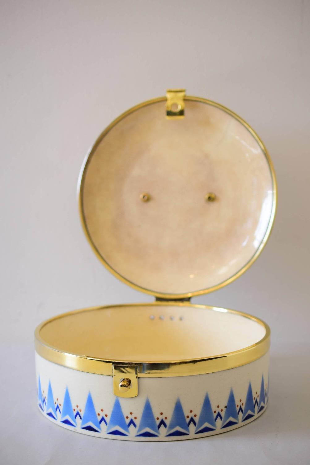 Art Deco Ceramic Bread Box, circa 1930 at 1stdibs