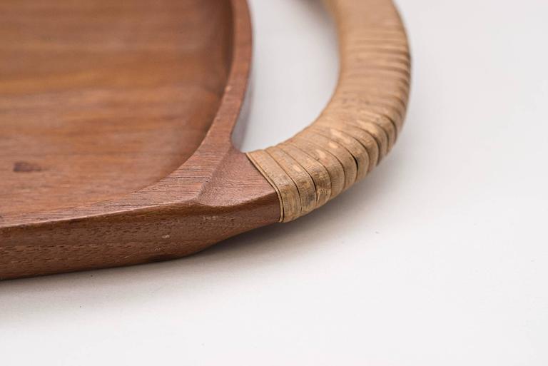 Danish Serving Teak Platter by ESA Denmark at 1stDibs | esa teak denmark