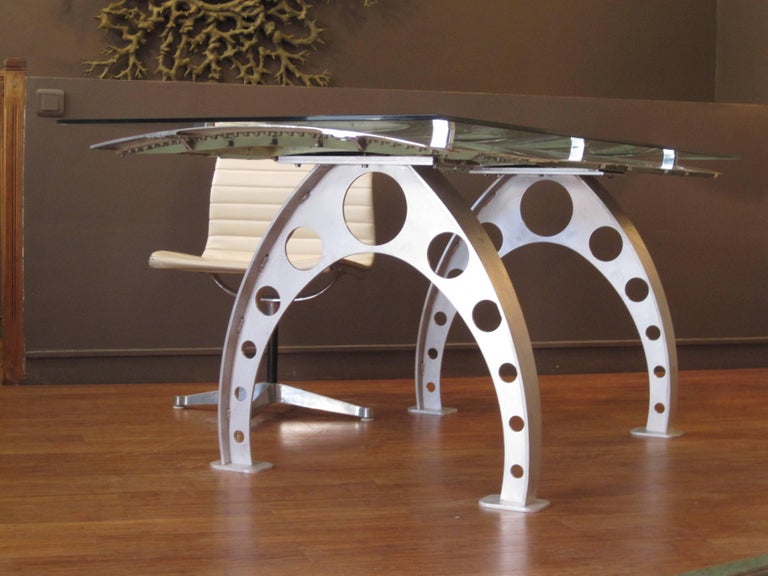 20th Century Table Panel Boeing 747 Frame Four Windows For Sale at 1stDibs